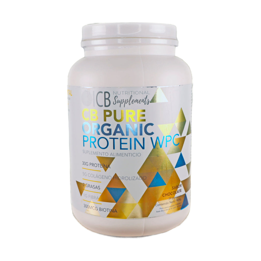 CB PURE ORGANIC PROTEIN SABOR CHOCOLATE 1404gr – CB Nutritional Supplements